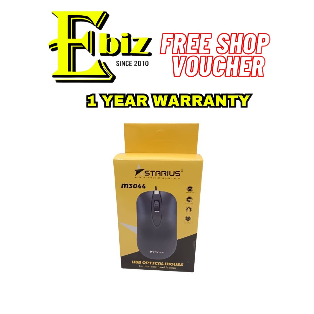 STARIUS M2044 USB Optical Mouse | Shopee Malaysia