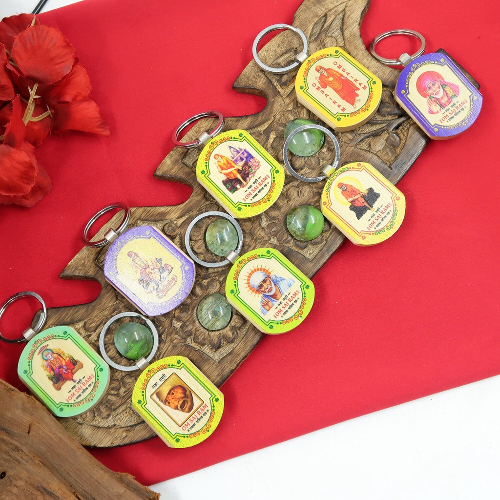 New Indian Keychain Wood Made Indian Product Babaji | Shopee Malaysia