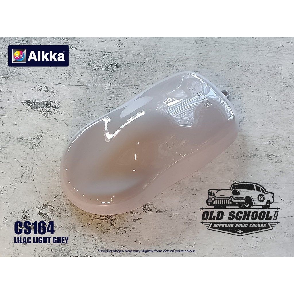 AIKKA CS164 LILAC LIGHT GREY 2K Cat Kereta Supreme Solid Old School Series/ 2K Car Paint Motor ...