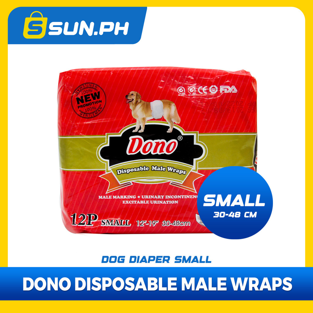 Dono Disposable Male Dog Wrap (Small) Set of 12pcs | Shopee Malaysia