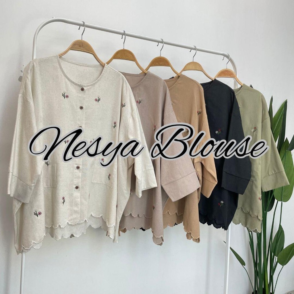 NESYA BLOUSE ( BUNGA SULAM ) | Shopee Malaysia