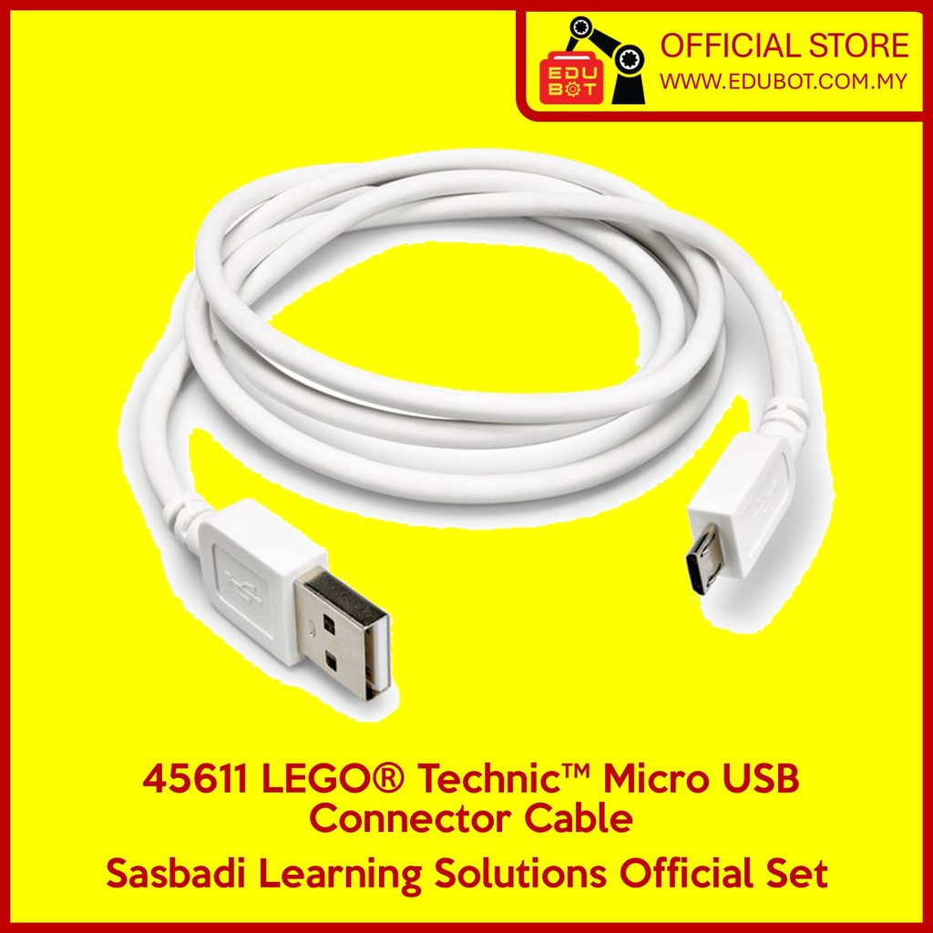 LEGO Spike Prime Micro USB Connector Cable by LEGO Education 45611 ...
