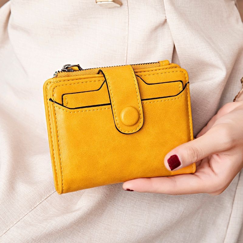 【Dompet】 dompet perubahan merah kecil buku asli PU kulit dompet A8 buku ...