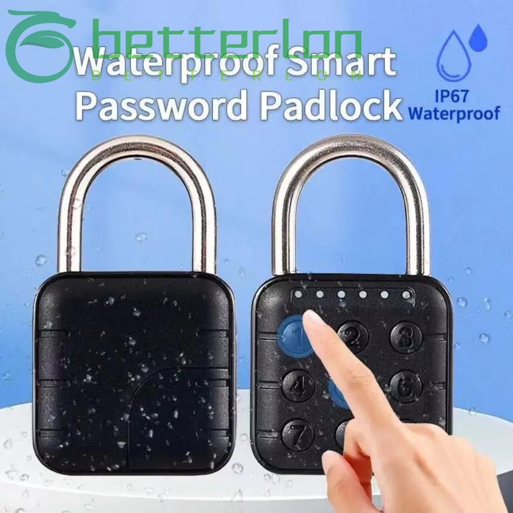 BETTER-LONTIME Smart Fingerprint Padlock, Security Anti-Theft ...