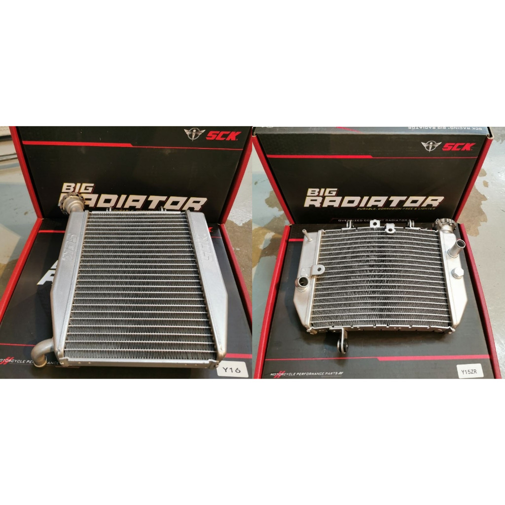 SCK Y15ZR Y16ZR RACING RADIATOR ASSY 0 BIG BESAR COOLANT OVERSIZED ...