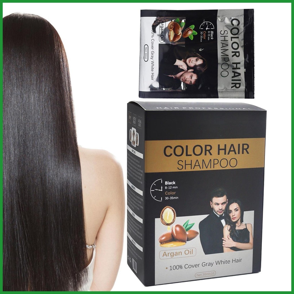 Shampoo Hair Color Shampoo Dye Semi-Permanent Shampoo Color Natural ...