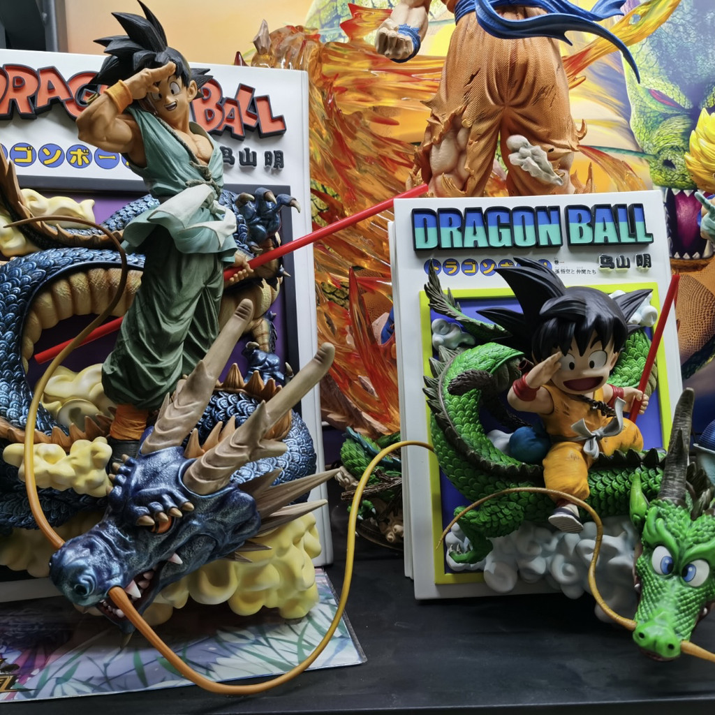 Dragon Ball Gk Comic Title Page Platform Stick Goku Figure Set Table ...
