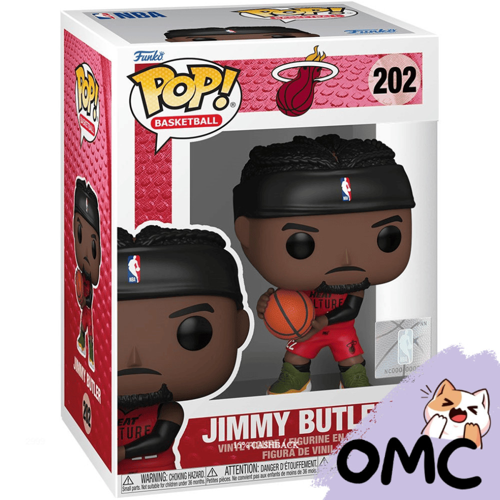 Funko Pop! Basketball NBA: Miami Heat #202 - Jimmy Butler (City Edition ...
