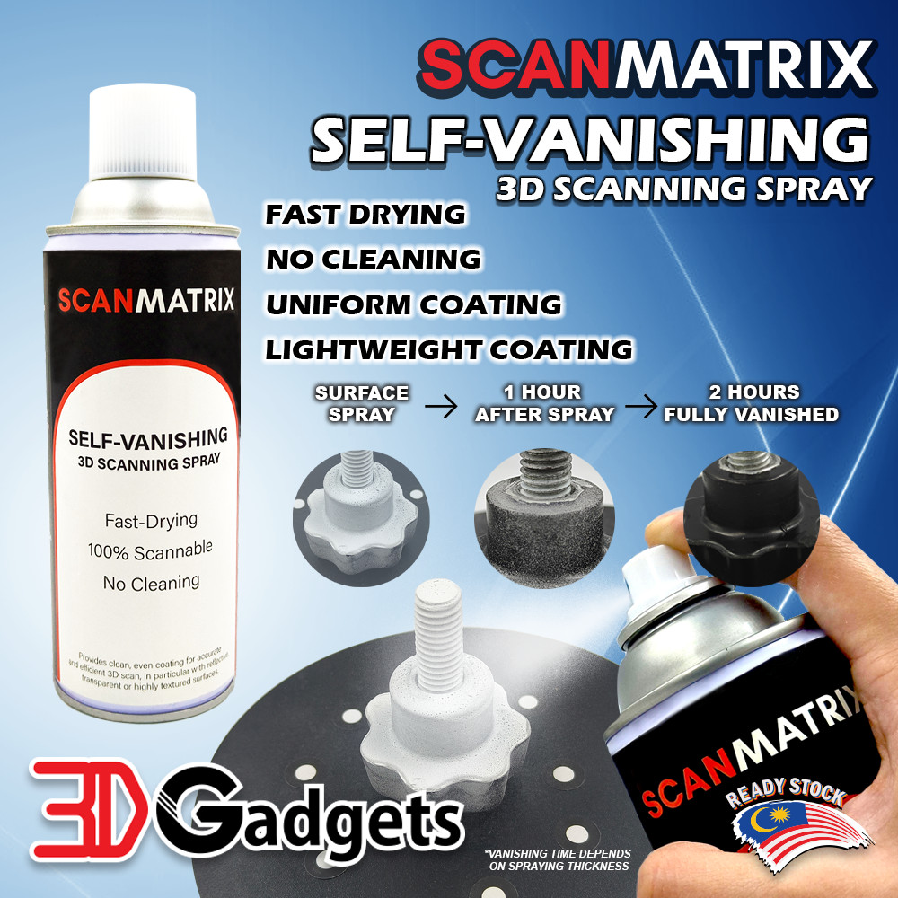 SCAN MATRIX Self Vanishing 3D Scanning Spray | Shopee Malaysia