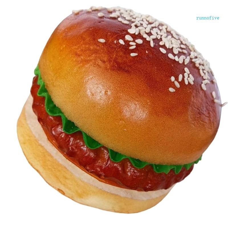 cozy Realistic Artificial Hamburger PU Burger Model Simulation ...
