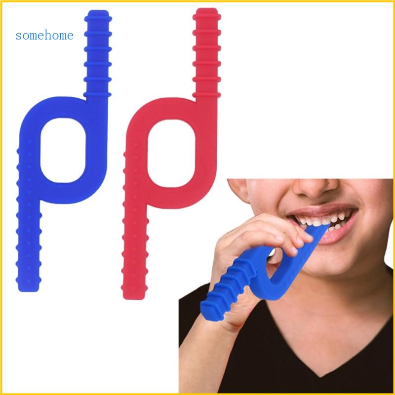SOME Colorful Sensory Chew Toy Silicone Teether Teething Toy for ...