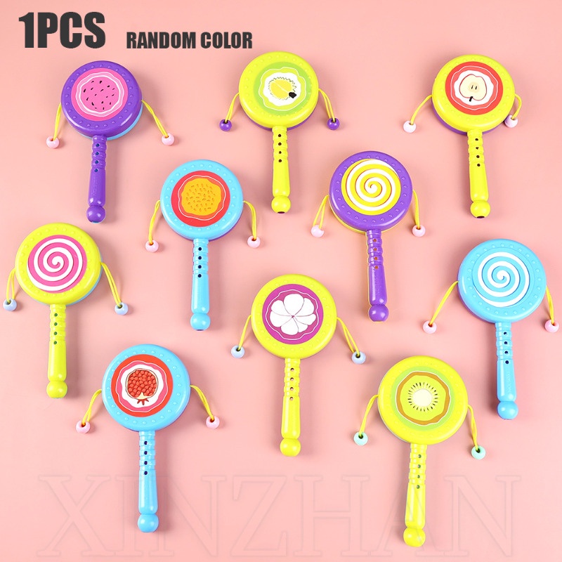 Children'S Shakes The Drum Rings Toy / Newborn Baby Hand Rattle / Cute ...