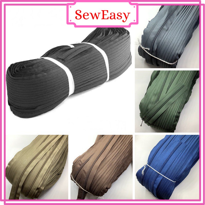 KH Zip Potong Zipper Rolls Zip Meter Zip Beg Zip Sofa | Shopee Malaysia