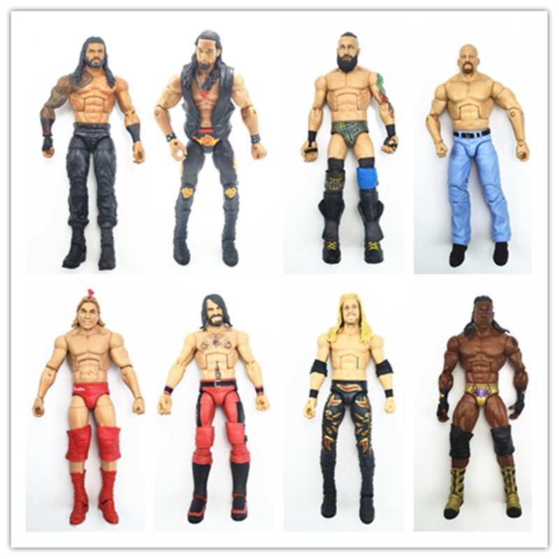 Mattel WWE Wrestler figure Super Action figure Model Collectible Wrestler Doll Toy | Shopee Malaysia