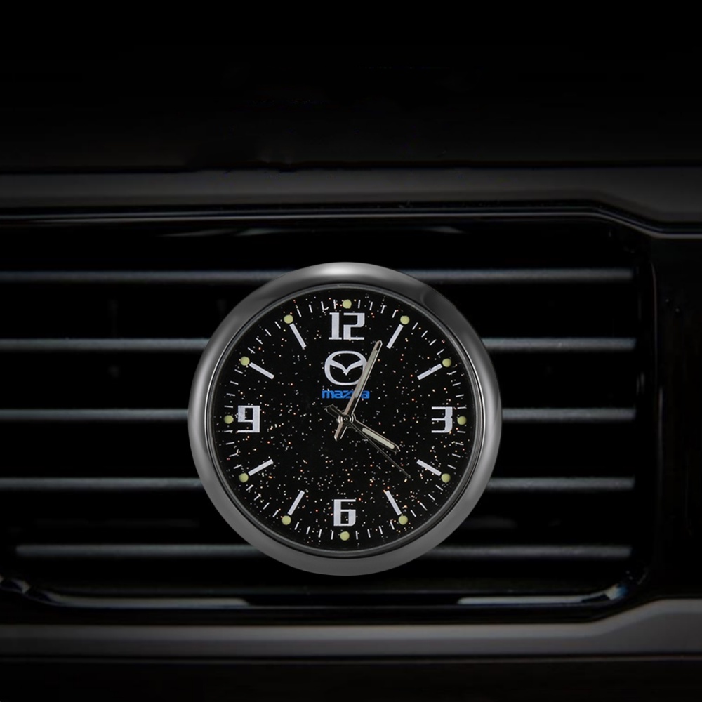 Mazda Car Clock, Mini Quartz Analog Car Dashboard Time Air Vent Stick ...