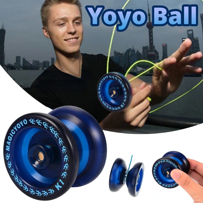 Yoyo Ball Professional Magic Yo-Yo Game Spin Bearing String Trick Toy Educational KidsToy Gift ...