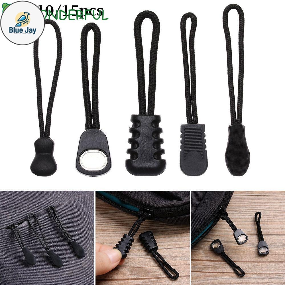 BJ 5/10/15pcs High quality Zipper Pull Travel Clothing Zip Puller ...