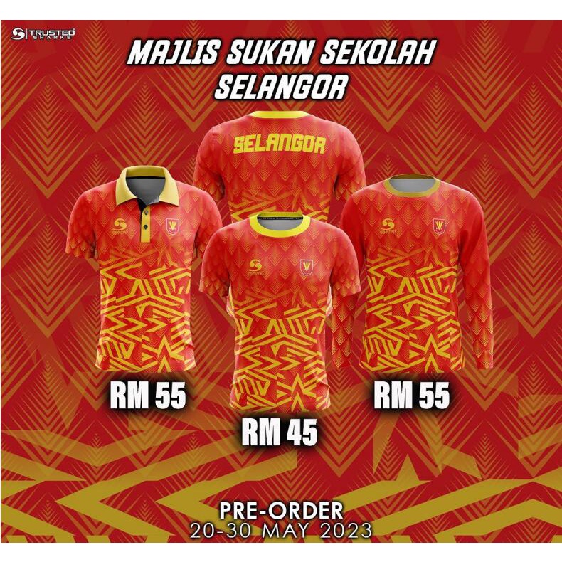 Selangor Mssm MSSM ATHLETIC JERSEY BY TRUSTED SHARKS | Shopee Malaysia