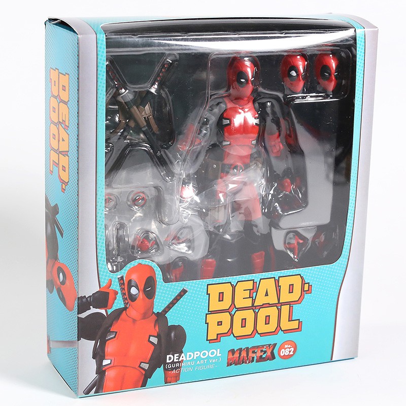 Revoltech Mafex Deadpool 025EX Figma Action Figure Movable Joint Model ...