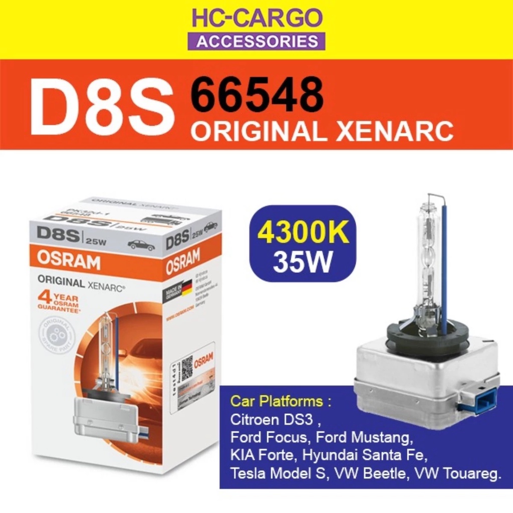 OSRAM XENARC Original | HID | 1 PC | All Sizes | D1S D2S D3S D4S D2R ...