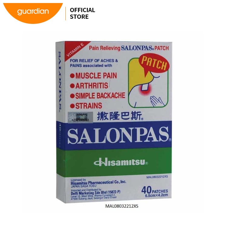 Salonpas Patch (40s) | Shopee Malaysia