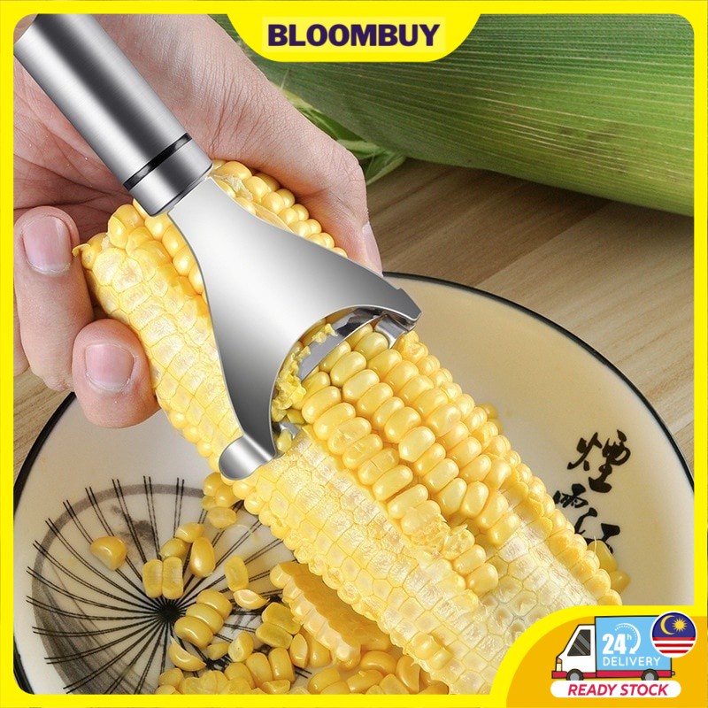 Stainless Steel Corn Cutter Peeler Stripper Corn Thresher Tool Slicer ...