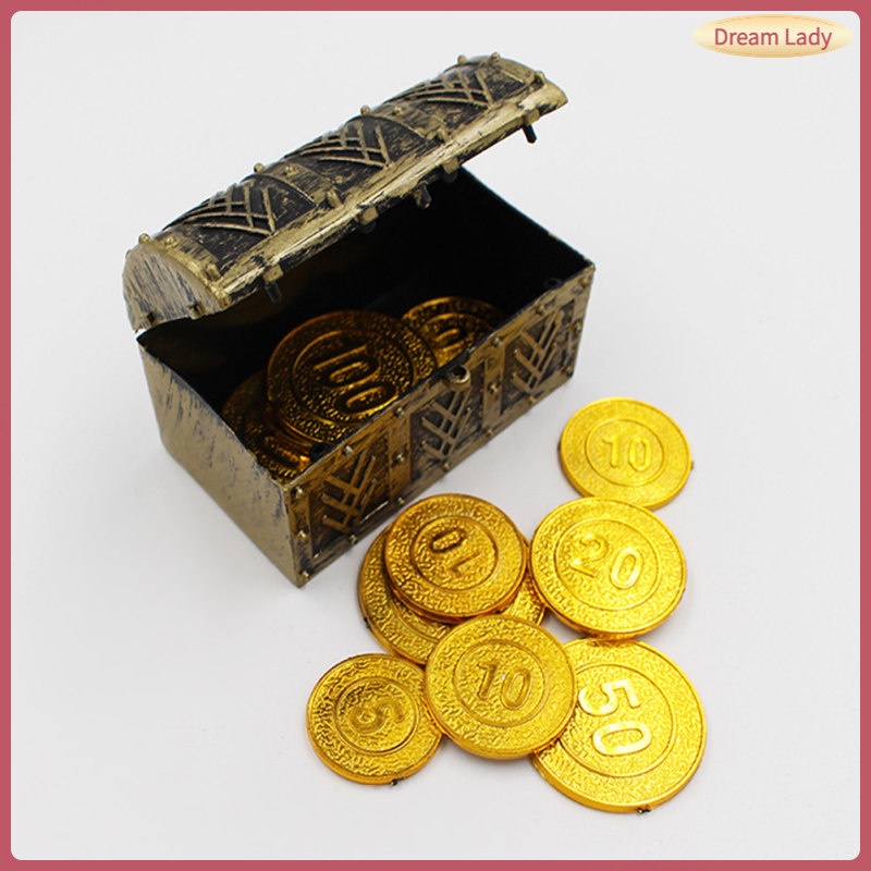 1/4 Pcs Pirate Box Keepsake Pirate Box Treasure Chest Treasure Chest ...