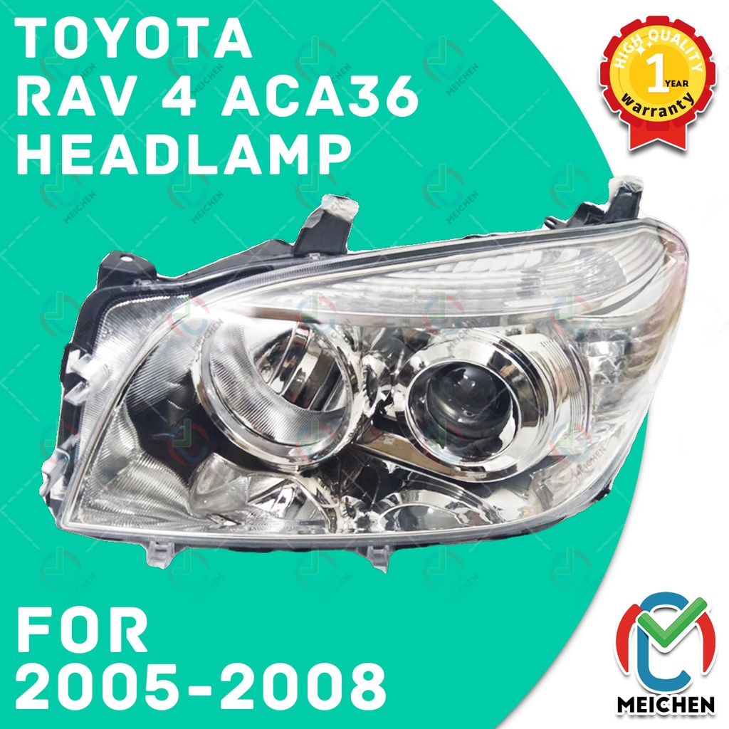 Toyota RAV4 Headlamp ACA36 Headlamp (2005-2008) RAV 4 Head Lamp Lampu ...