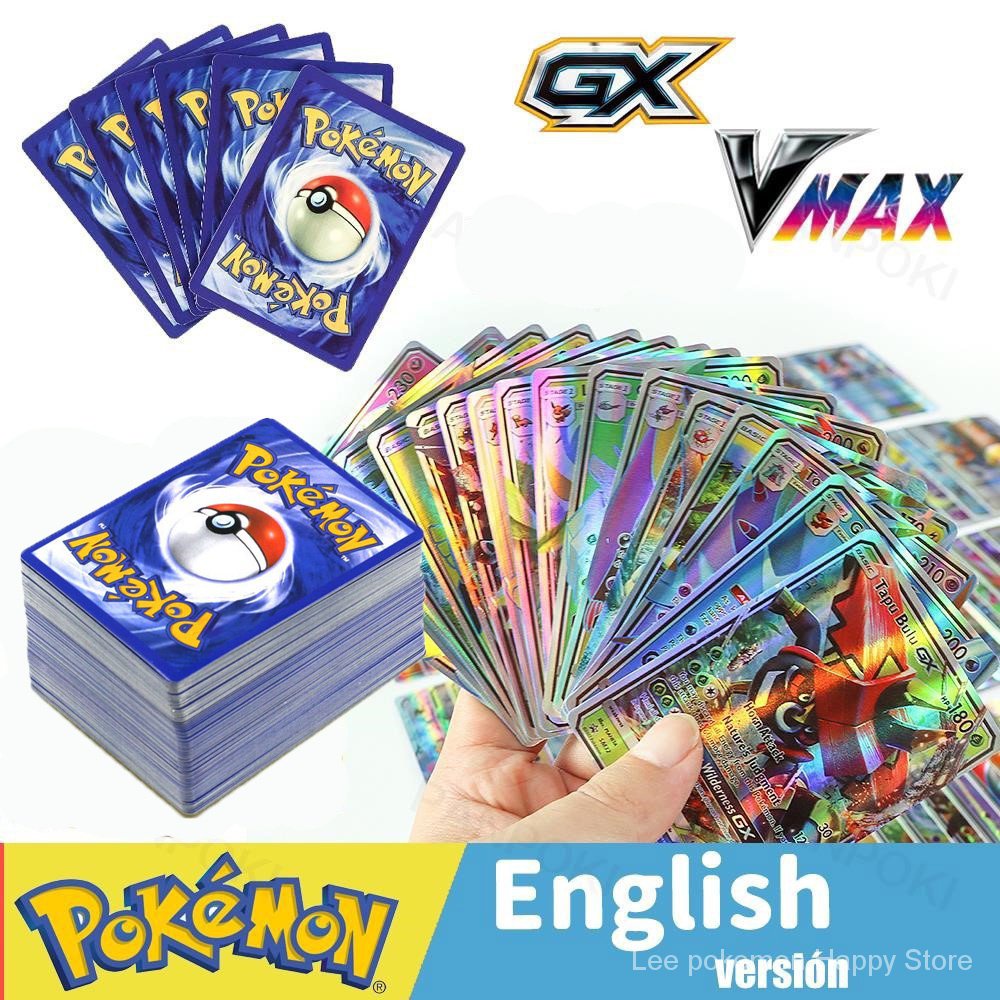 100PCs (vmax)English language version Pokemon cards Vmax Pokemon Cartas ...