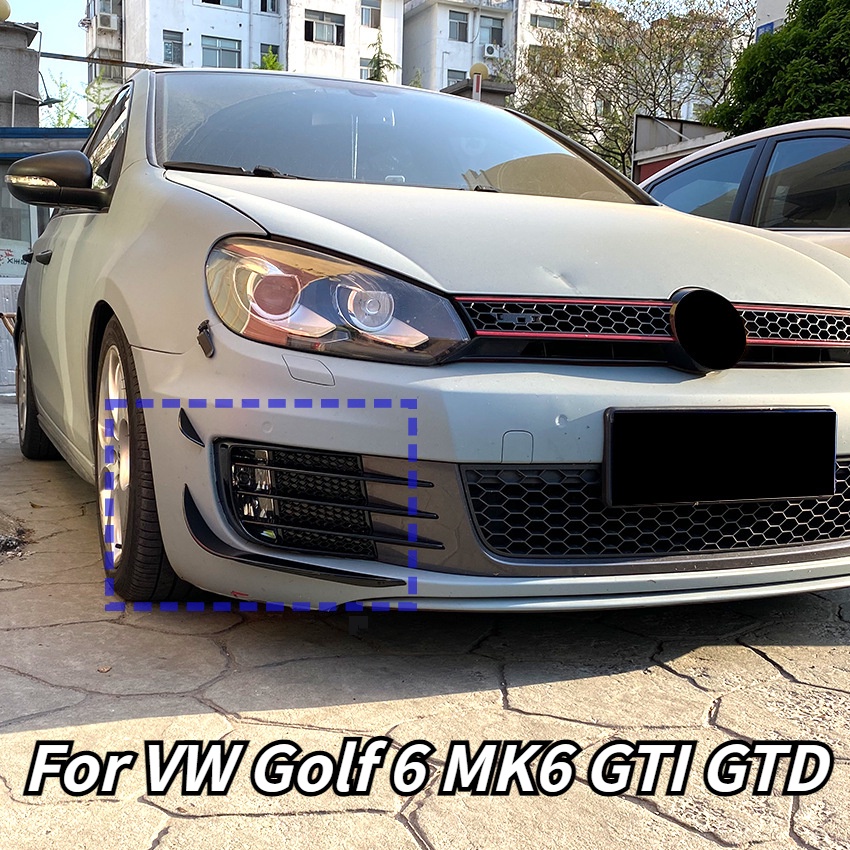 For VW Golf 6 MK6 GTI GTD 2009 2010 2011 2012 2013 Car Front Bumper ...