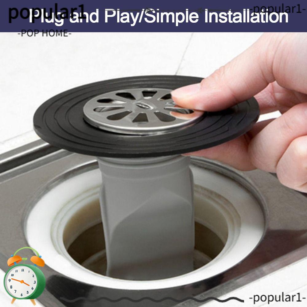 POP Shower Floor Drain Core, Insect Proof With Grid Grate Cover Sink Strainer, Useful Dectable ...