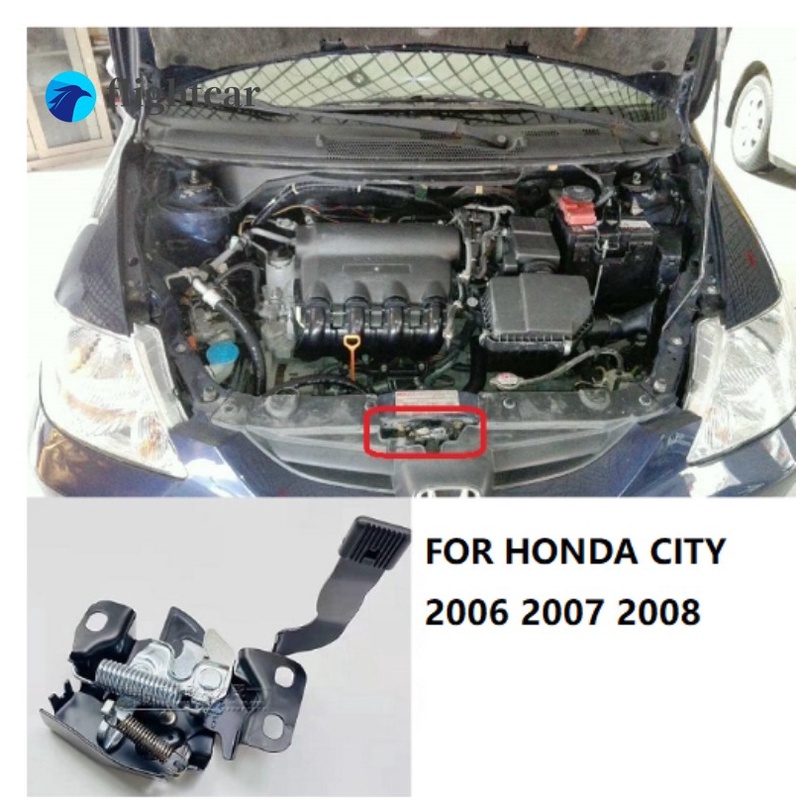 （FT）for Honda city 2006 2007 2008 Hood Latch Lock Engine cover lock ...