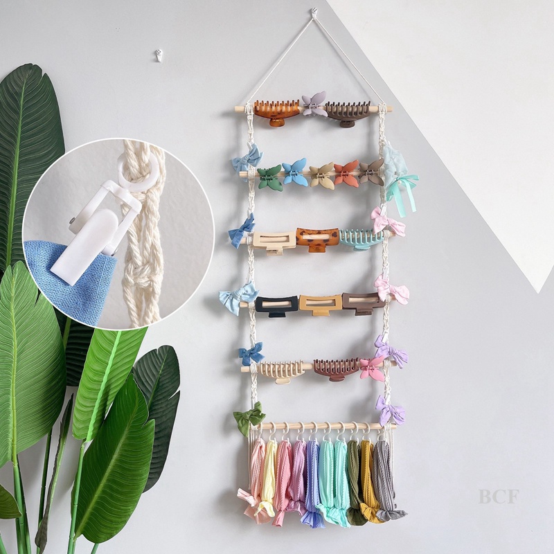 Bohemia Ladder Hair Accessories Storage Artifact Hair Catch Hairpin ...