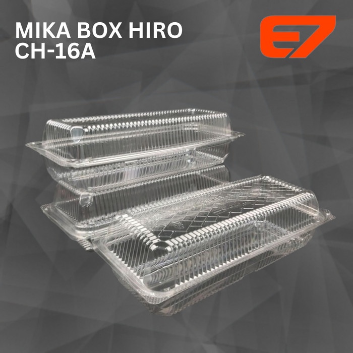Mika Box CH-16A - HIRO Cake/Sushi Box 24x10cm, Bolu Box, Cake Box ...