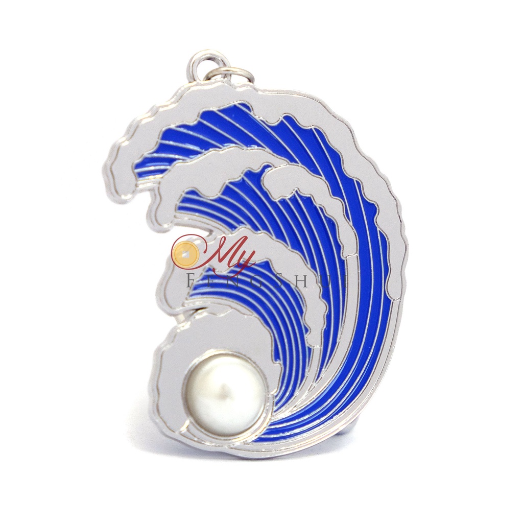 Feng Shui Water Wave With Pearl Amulet To Access Hidden Wealth Luck ...