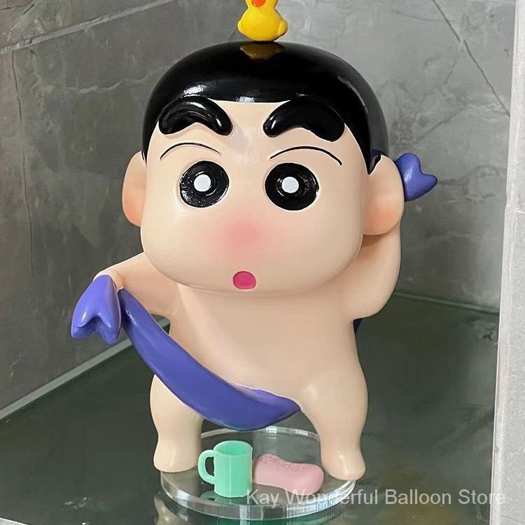 Shower Shin-Chan Crayon Shin-Chan Car Chassis Figure Nohara Shinnosuke ...