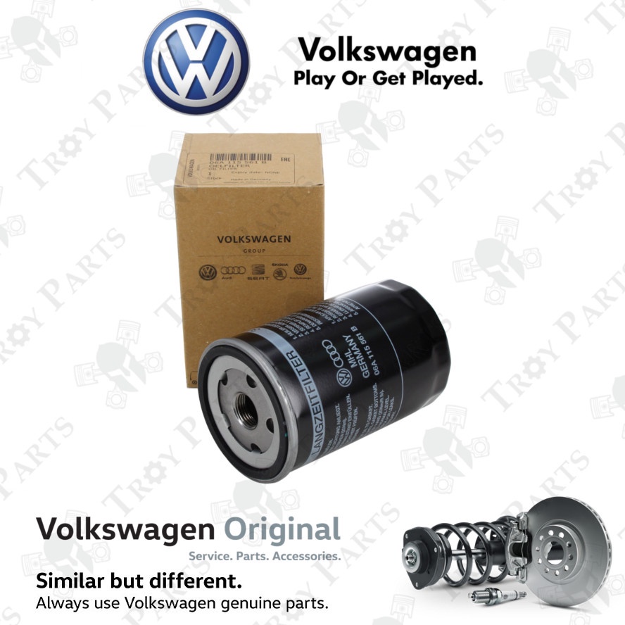 Original Volkswagen Audi Oil Filter VW Golf 1.6 2006 Jetta Passat CC ...