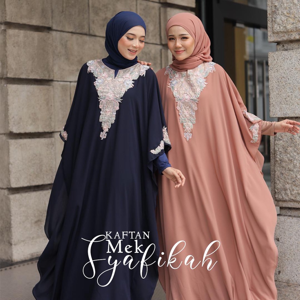 KAFTAN RAYA VIRAL 2024 MEK SYAFIKAH EXCLUSIVE LABUCI | Shopee Malaysia