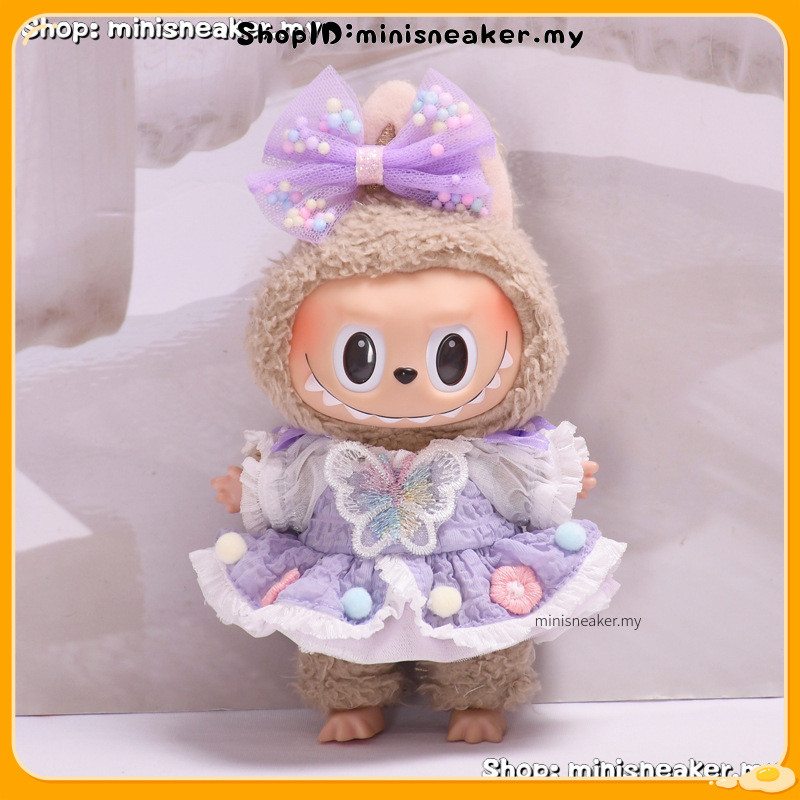 15cm 17cm Labubu Clothes Cute Princess Dress Suit For Labubu V1 V2 Baby ...