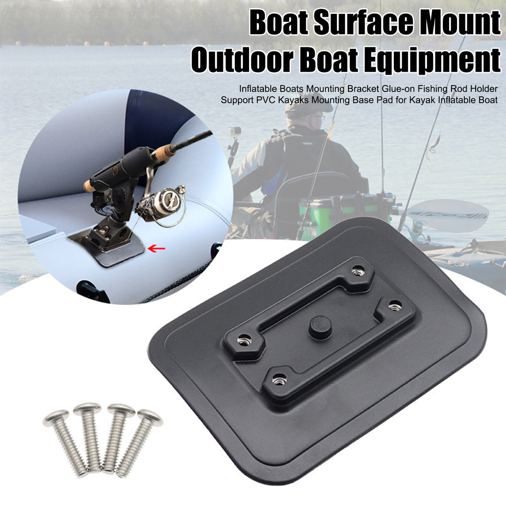 CAR- Inflatable Boats Mounting Bracket Glue-on Fishing Rod Holder ...