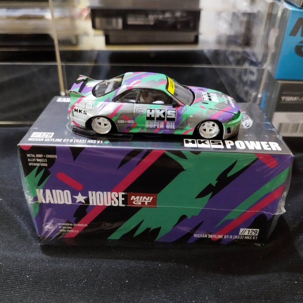 [CHASE CAR] Kaido House MiniGT Nissan Skyline GT-R R33 HKS V1 - KHMG129 ...