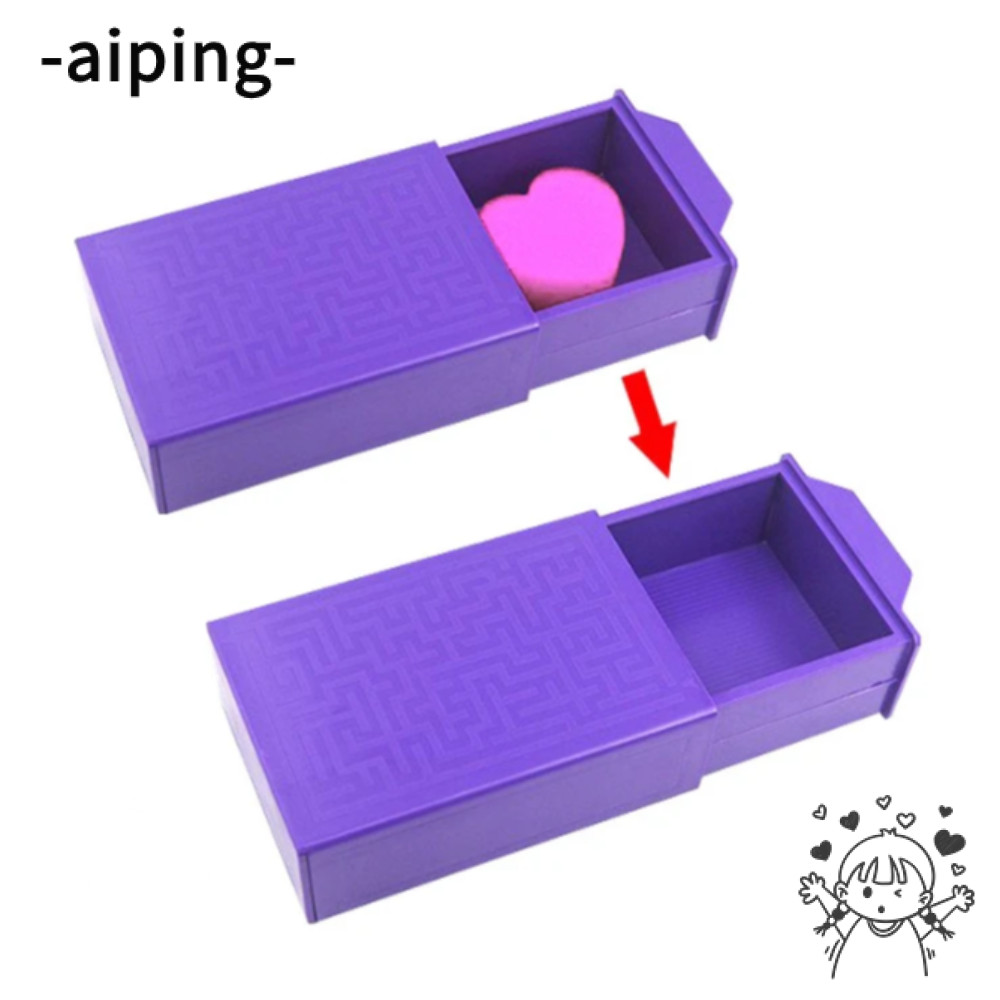 AIPING1 Magic Disappearing Box, Trick Performance Magic Purple Magic ...