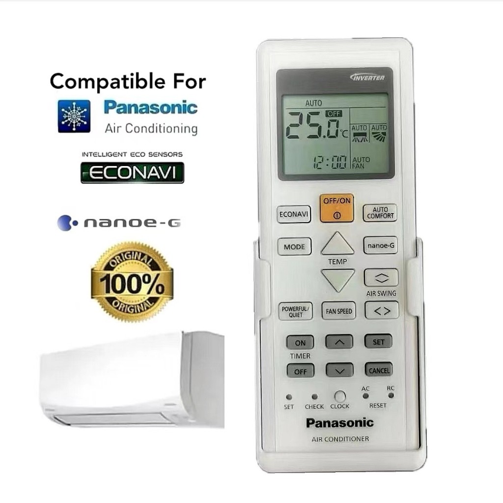 High Quality Original PANASONIC nanoe-G Air Conditioner Remote Control ...