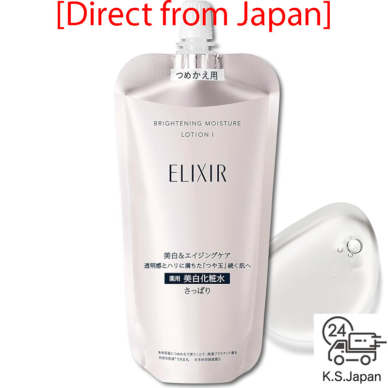[Direct from Japan] Elixir Brightening Lotion WT 2 (Moisturizing Type) 150mL Refill - Whitening ...