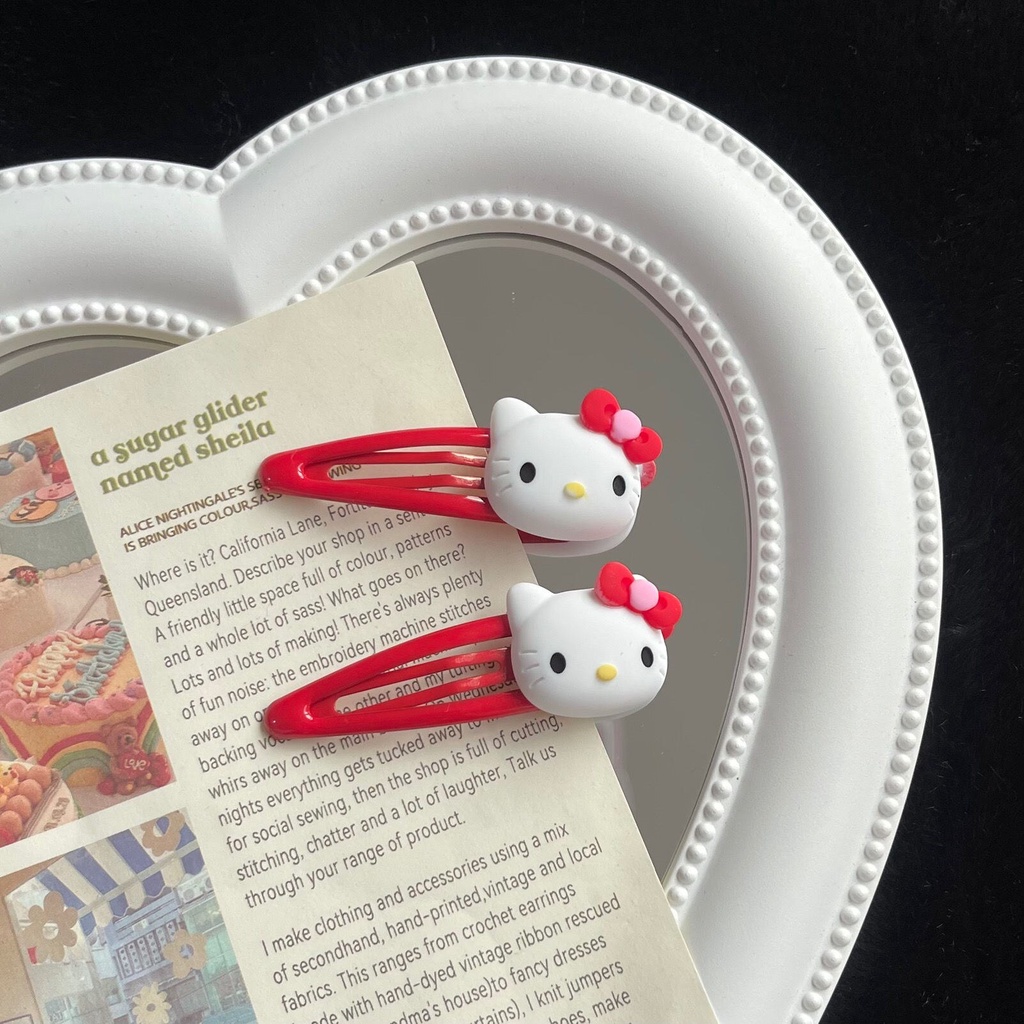 Sanrio Kawaii BB Clip Anime Hello Kitty Kuromi My Melody Kids Girls ...