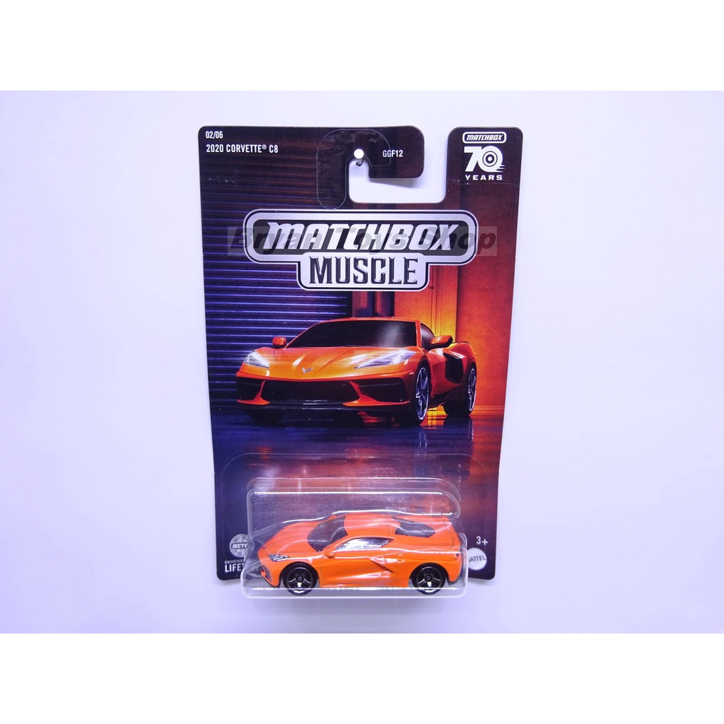 Matchbox Muscle 2020 Corvette C8 Orange | Shopee Malaysia