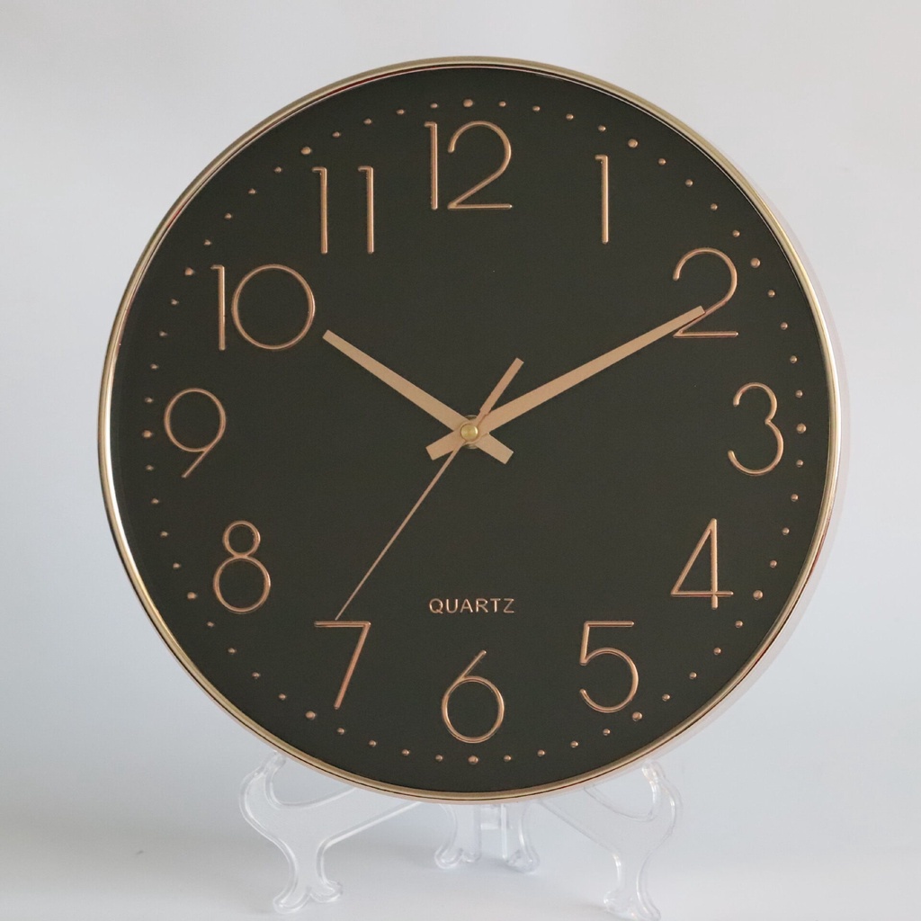 Japan Quartz Movement 30cm Modern Silent Jam Dinding Wall Clock Digital ...