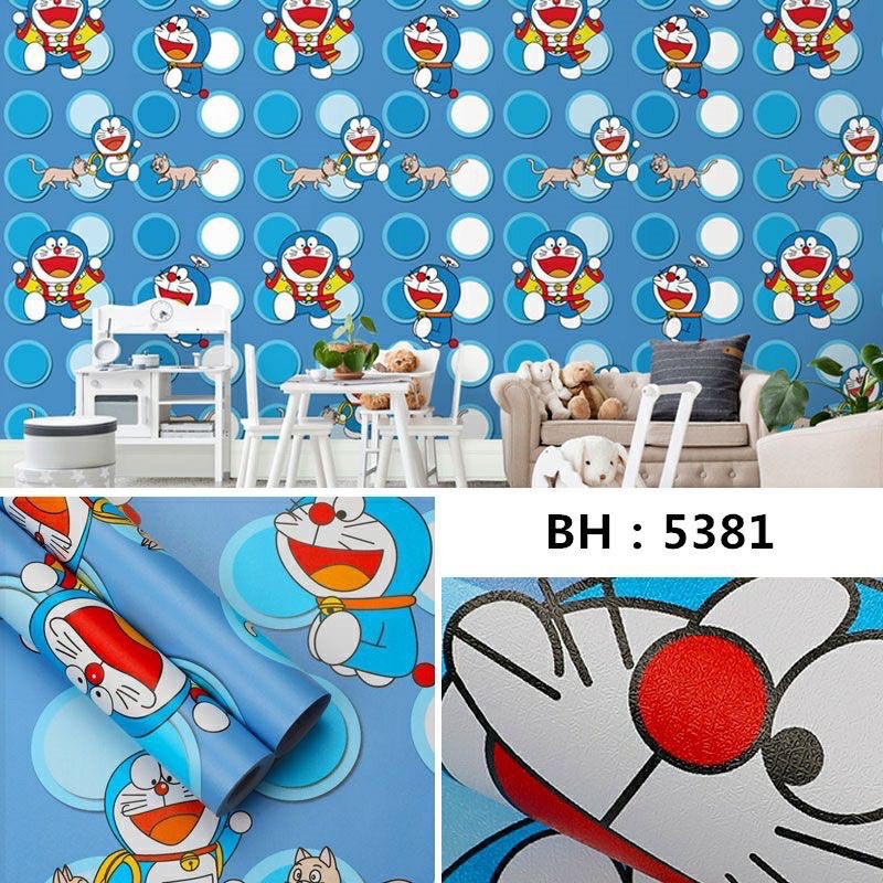 Doraemon POLKADOT Wall WALLPAPER, Modern Luxury 3d WALLPAPER, Nice ...