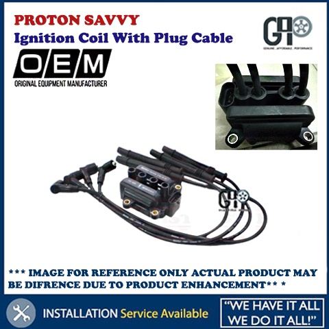 Proton Savvy Ignition Coil With Plug Cable Renault Savvy (SET) | Shopee ...