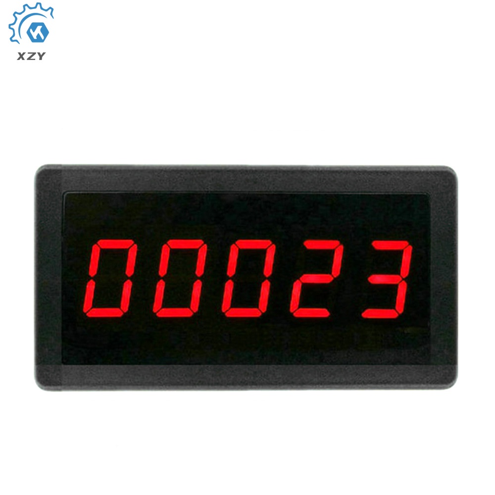 DC12-24V Digit Counter 5 Digit LED Digital Display 0-99999 Up/Down Plus/Minus Panel Counter ...